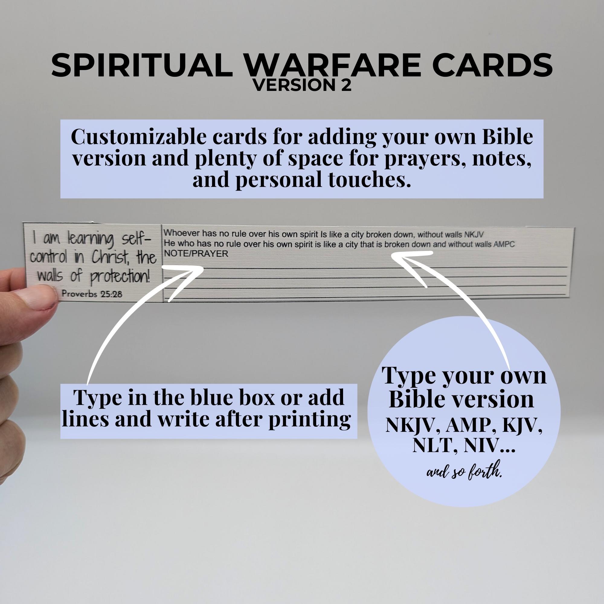 Editable Card Printable Editable Pdf Identity in Christ Scripture Card ...