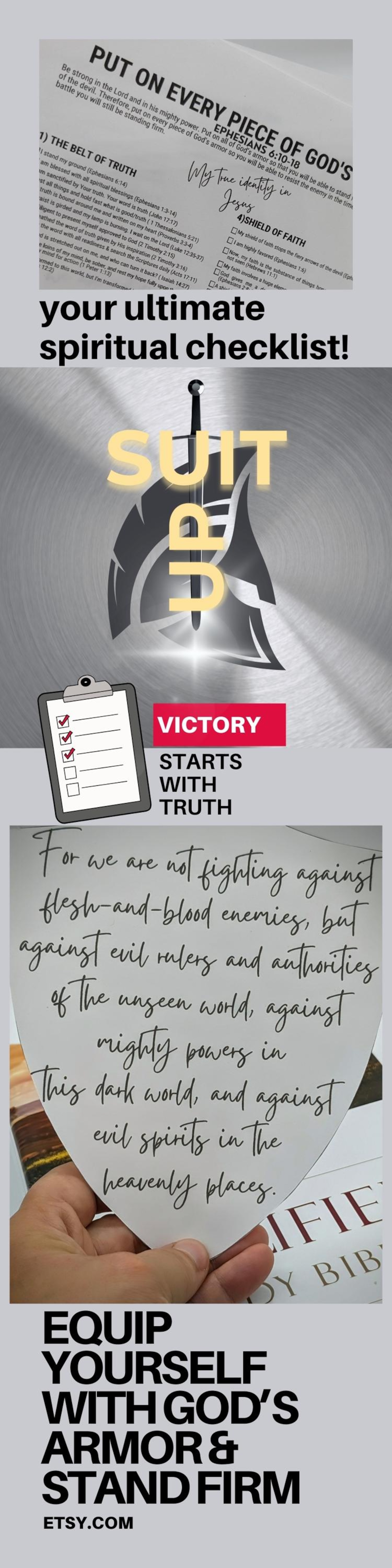 Full Armor of God Prayer Printable Christian Shield Prayer Point ...