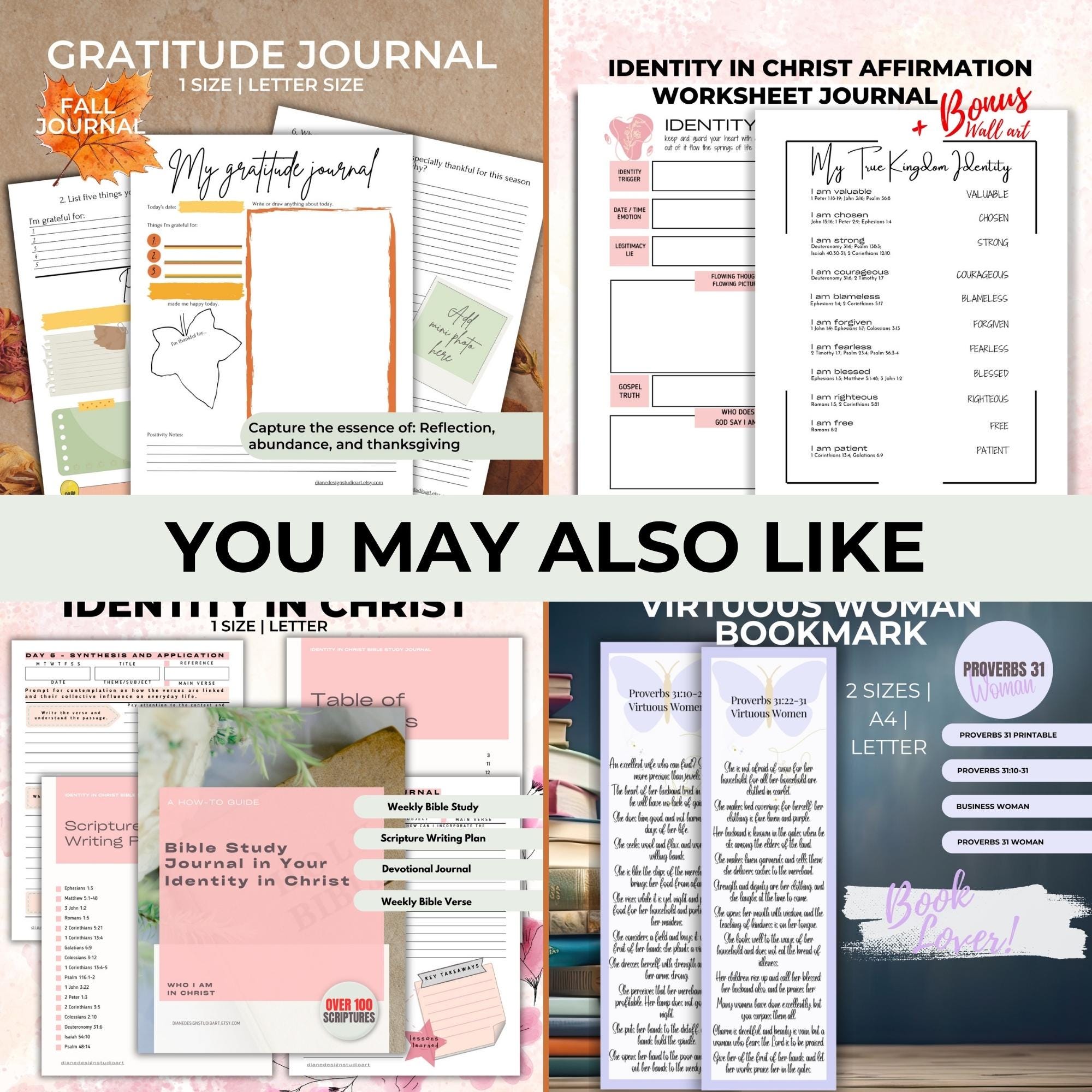 30 Day Gratitude Challenge Printable Gratitude Journal Printable 30 Day ...