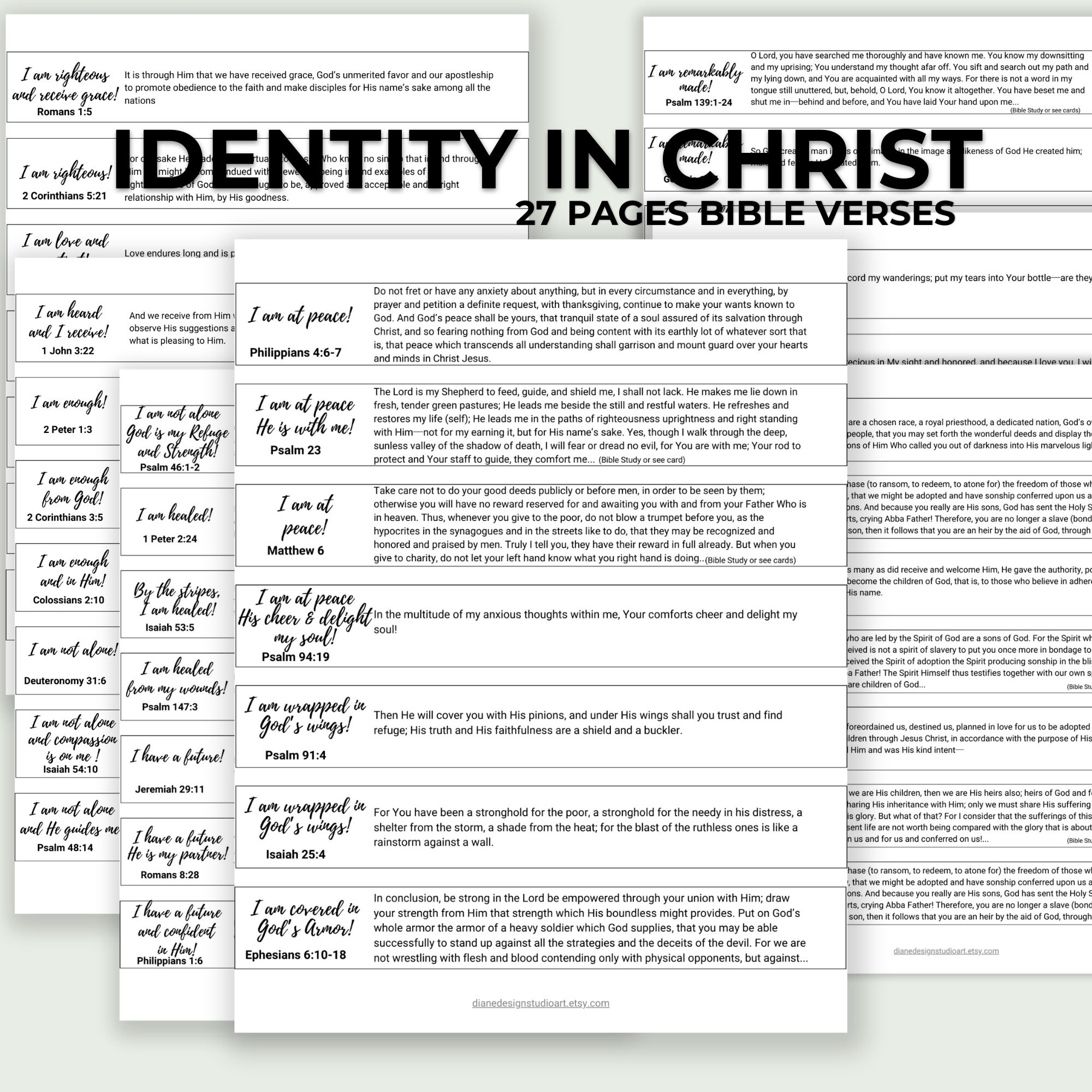 Family Activity Kit DIY Bible Verse Jar DIY Scripture Prayer Jar ...