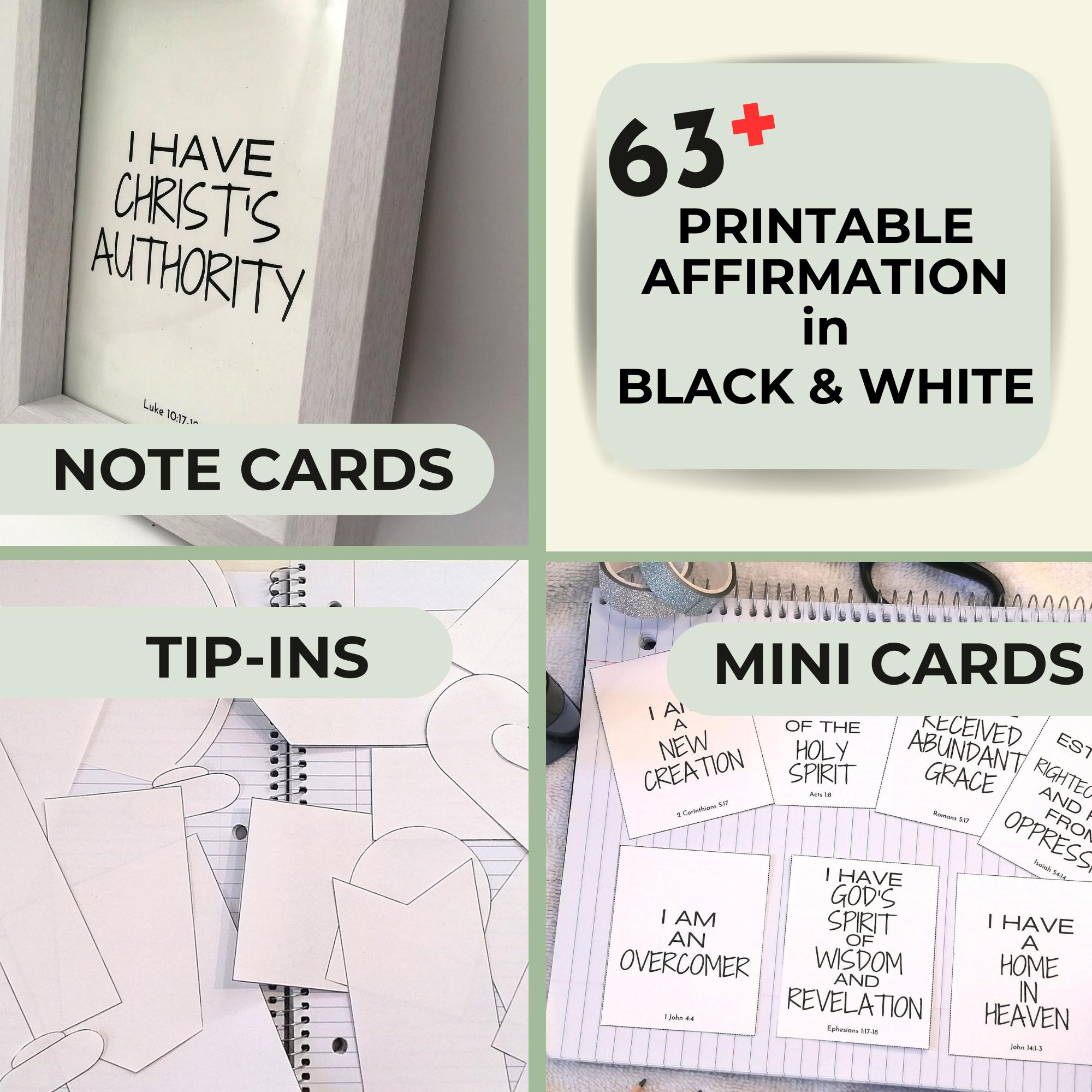 Printable Affirmations Cards Printable Affirmation Board Identity in ...