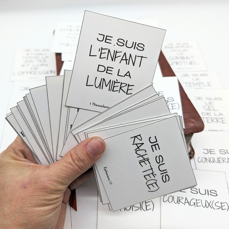 Identity in Christ Affirmation Quote Christian French Bible Verse Quote ...