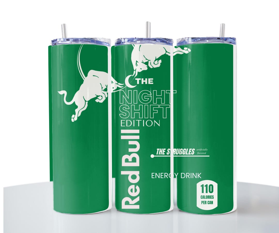 Night Shift Green Digital Tumbler Designs, 20oz Skinny Tumbler Wrap, 9. ...