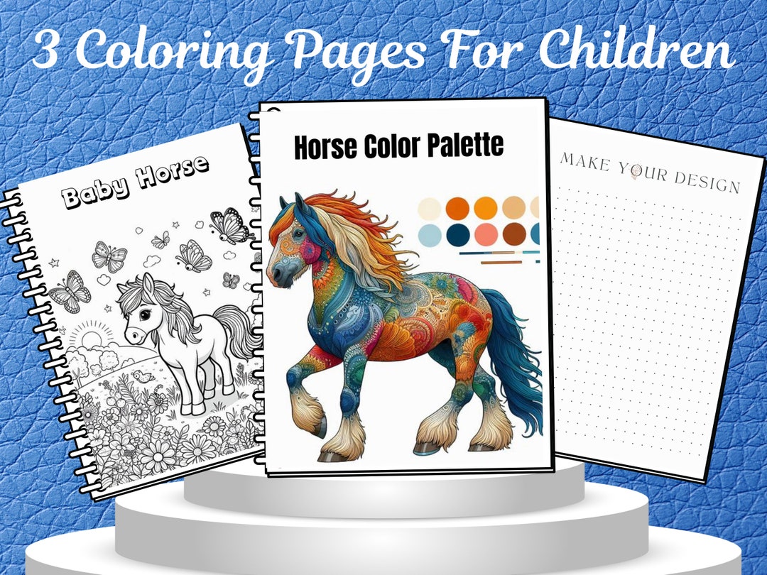 Horse Coloring Pages | Printable Sheets | Fun Animal Coloring Books ...
