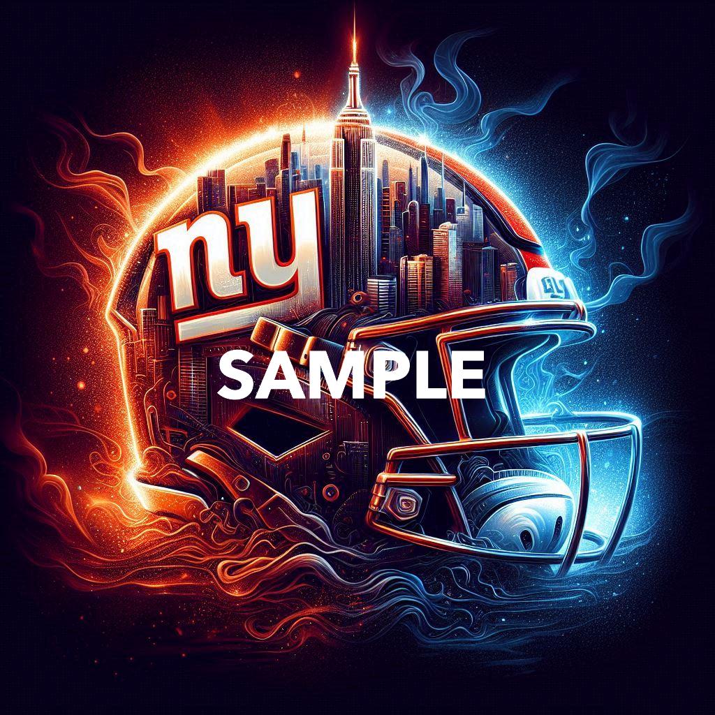 NY GIANTS HELMET - Etsy