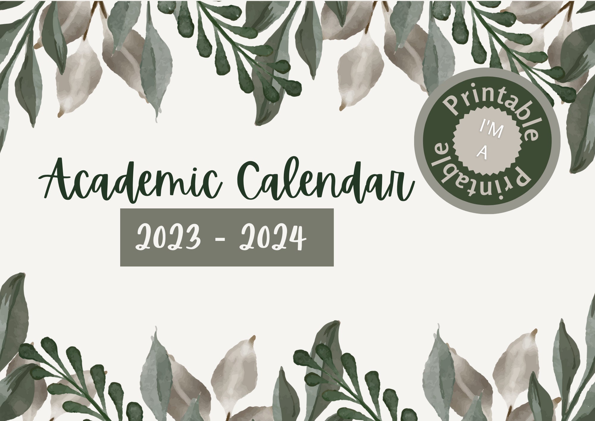 2023 2024 Academic Calendar, Daily Planner, Weekly Planner, July 2023 ...