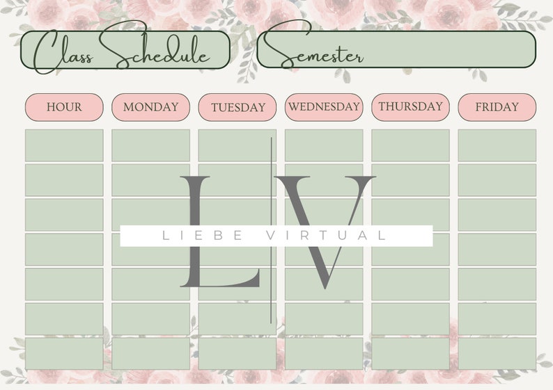 2023 2024 FILLABLE Academic Calendar Daily Planner Weekly Planner July ...