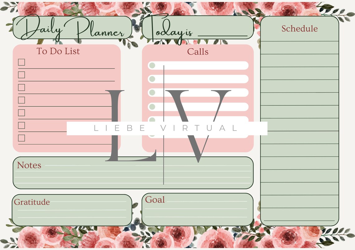 2023 2024 FILLABLE Academic Calendar Daily Planner Weekly Planner July ...