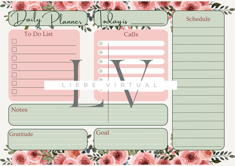 2023 2024 FILLABLE Academic Calendar Daily Planner Weekly Planner July ...