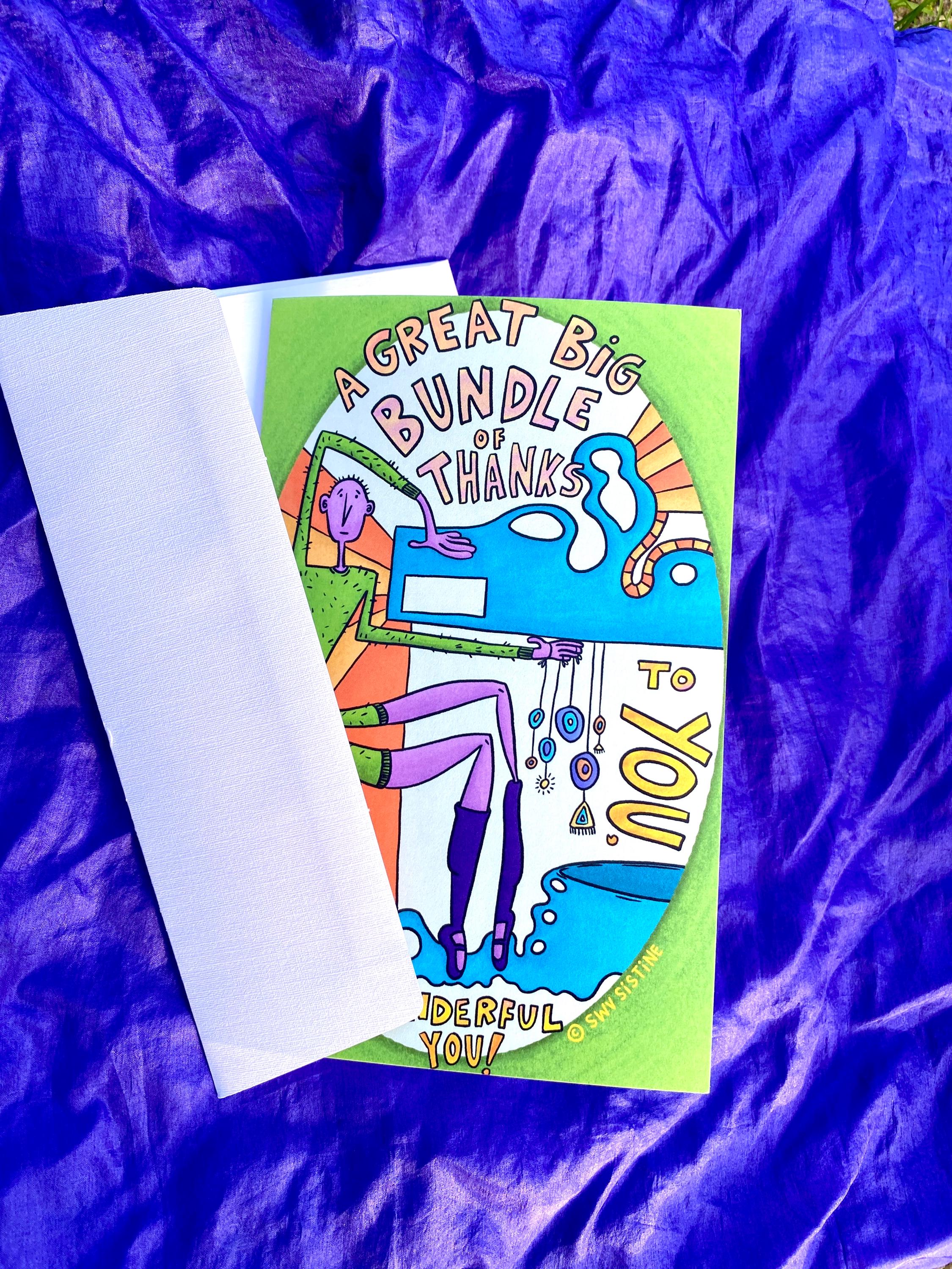 Birthday / Thank You / Congratulations Cards Original Illustration Art ...