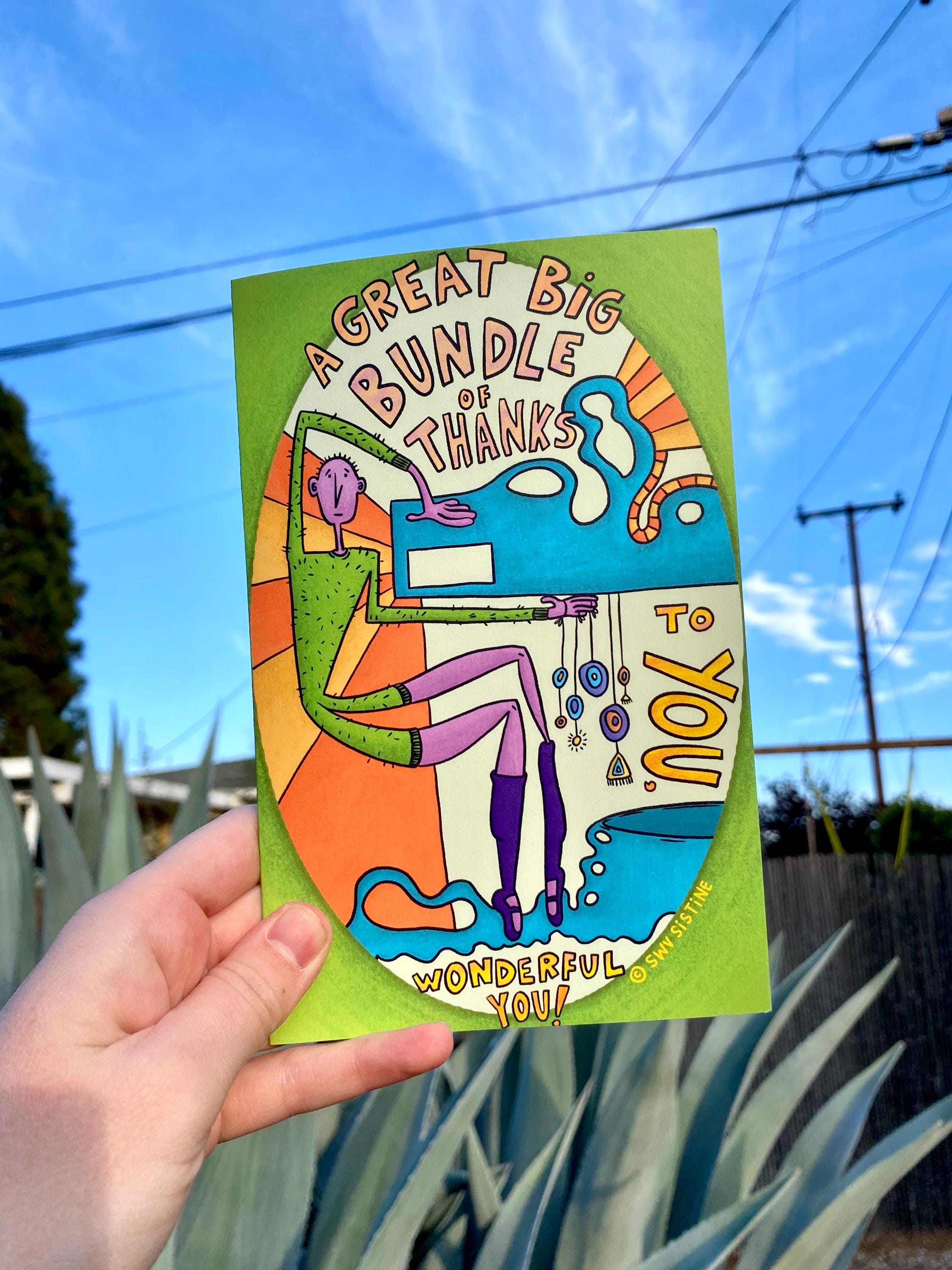 Birthday / Thank You / Congratulations Cards Original Illustration Art ...