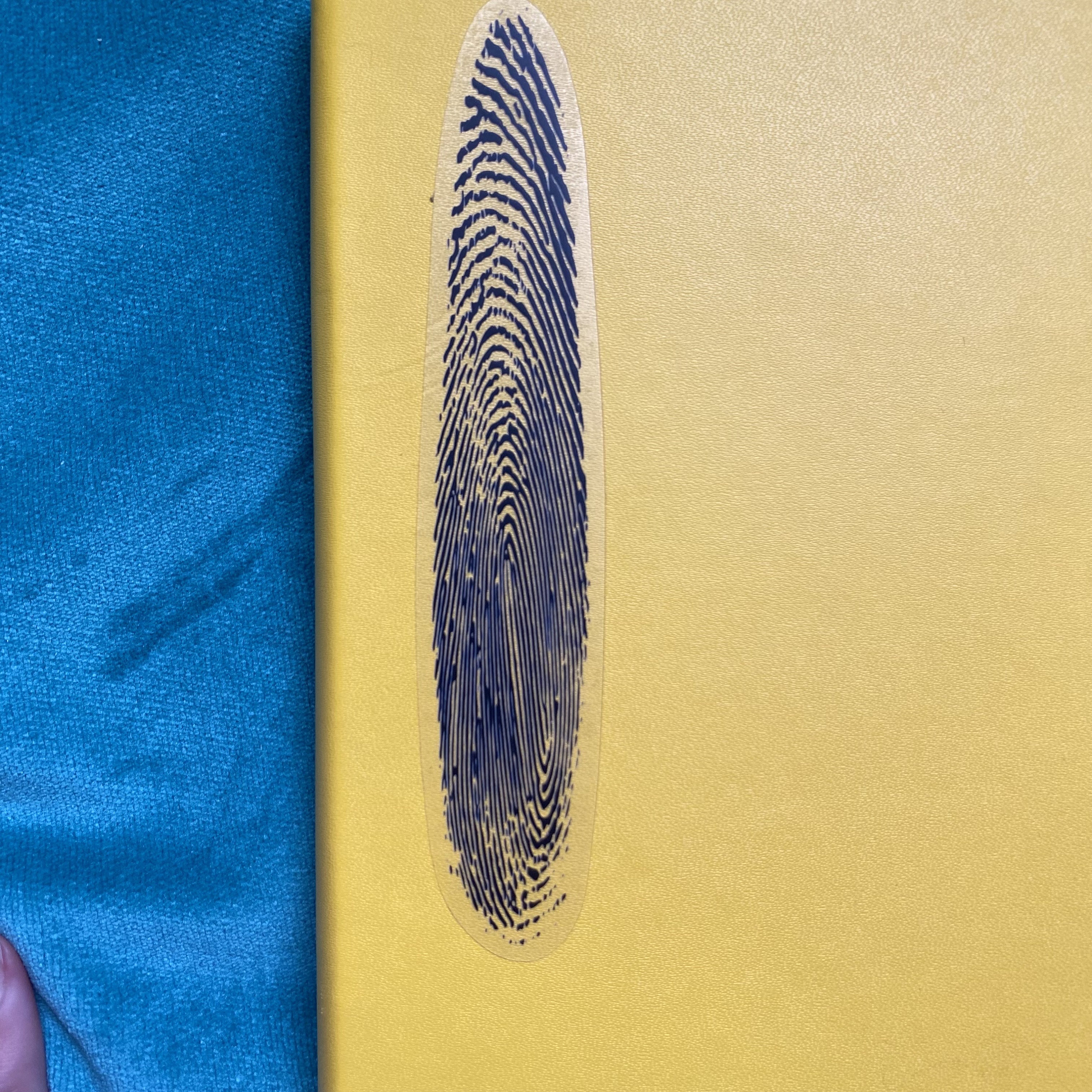 X-files Eugene Tombs Liver Man Giant Stretched Fingerprint Sticker ...