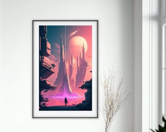 Look Digital Art Print AI Generated Wall Art AI Art - Etsy