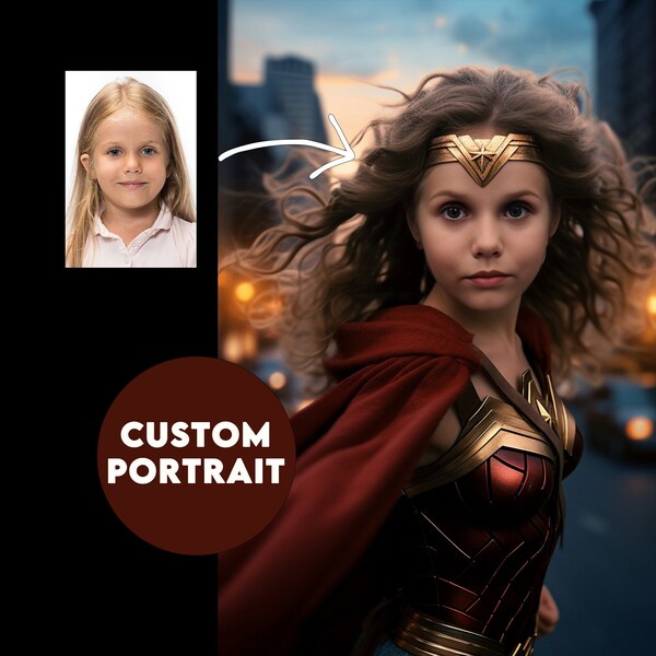 Superhero Face Swap - Etsy