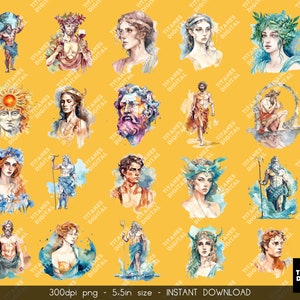 Greek Mythology Fantasy PNG, Transparent, Ephemera, Collage, Gods ...