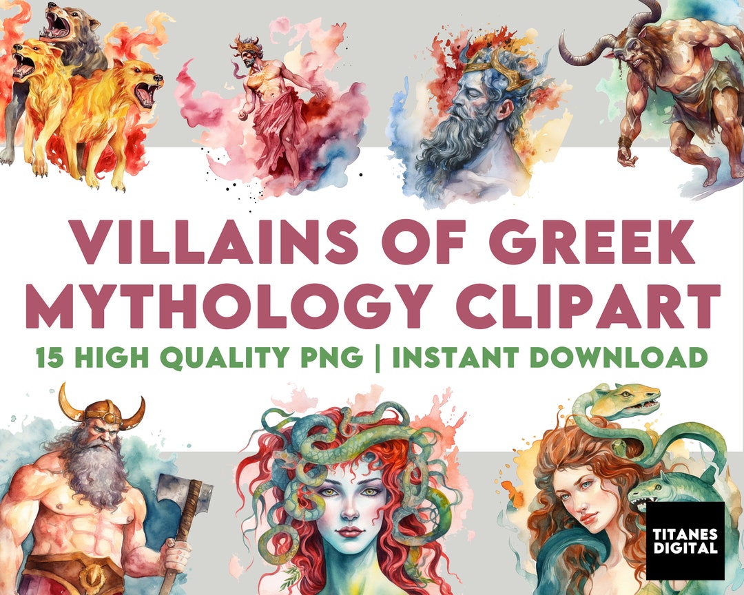 Villains of Greek Mythology Fantasy PNG Transparent - Etsy Australia