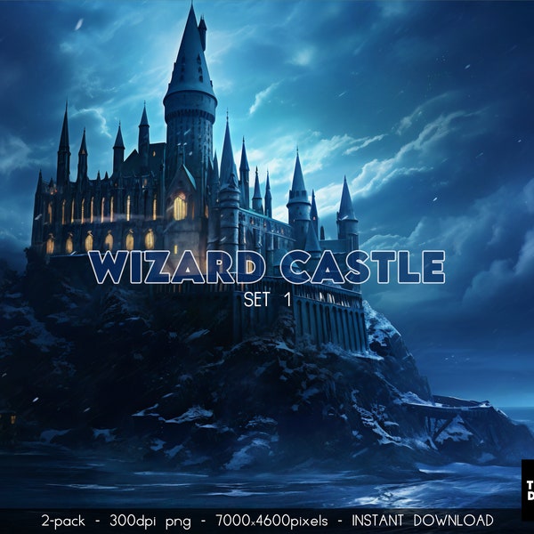 Castle Backdrop - Etsy