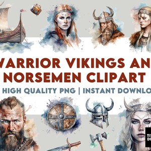 Warrior Viking Clip Art PNG, Norsemen Clipart, Vikings Clipart, Nordic ...