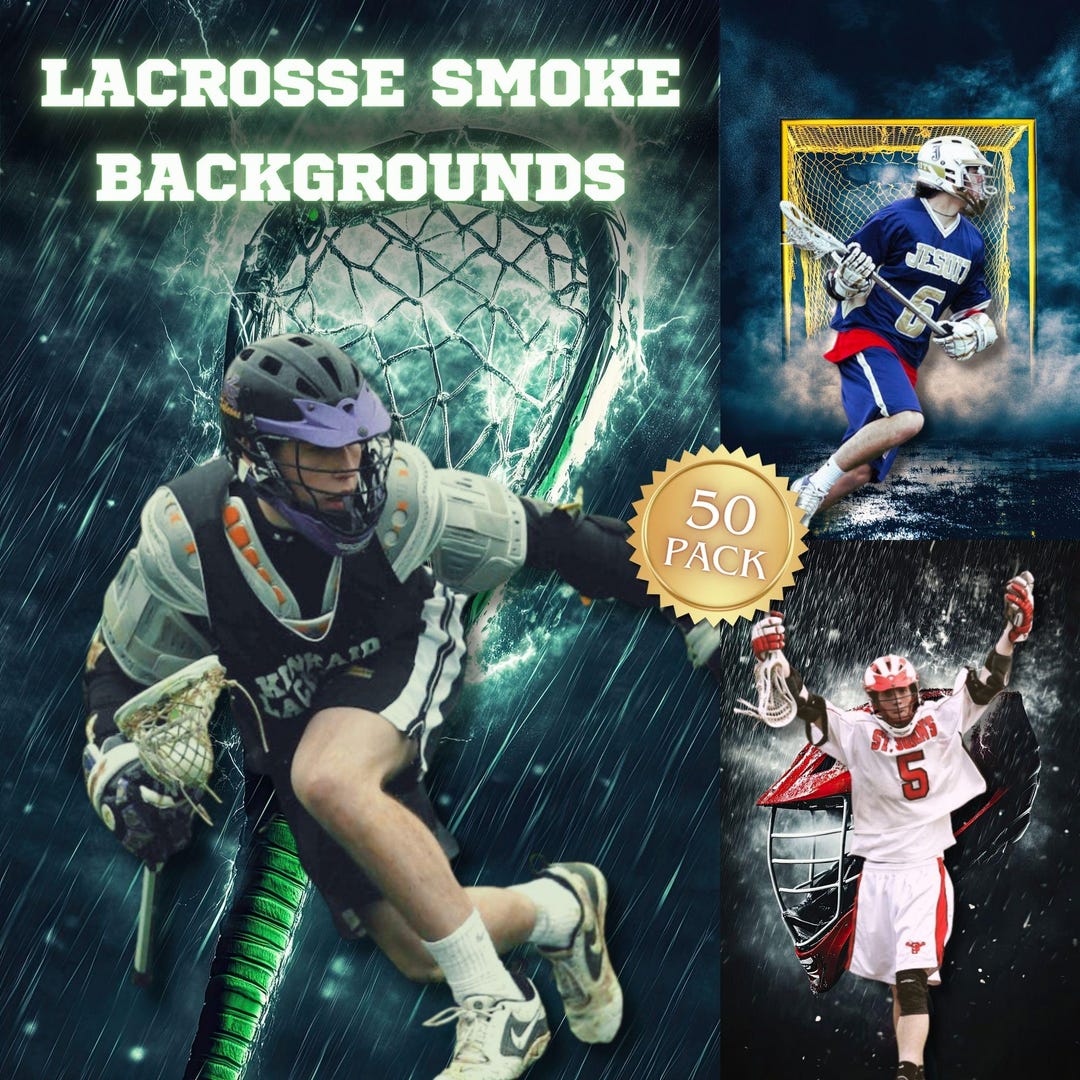 50 Lacrosse Smoke Backgrounds: Sports Photography Backdrops (digital ...