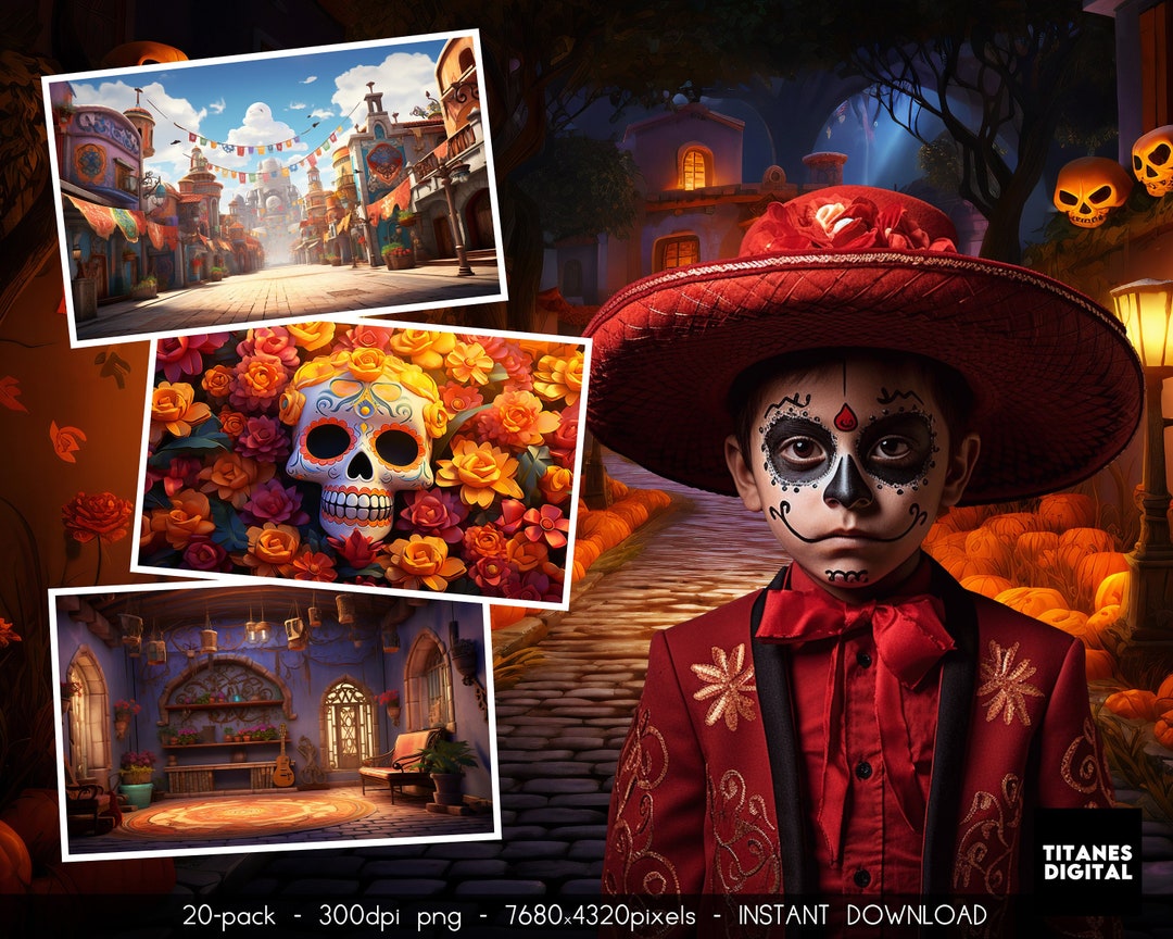 20 Dia De Los Muertos Background, Day of the Dead Background, Skull ...