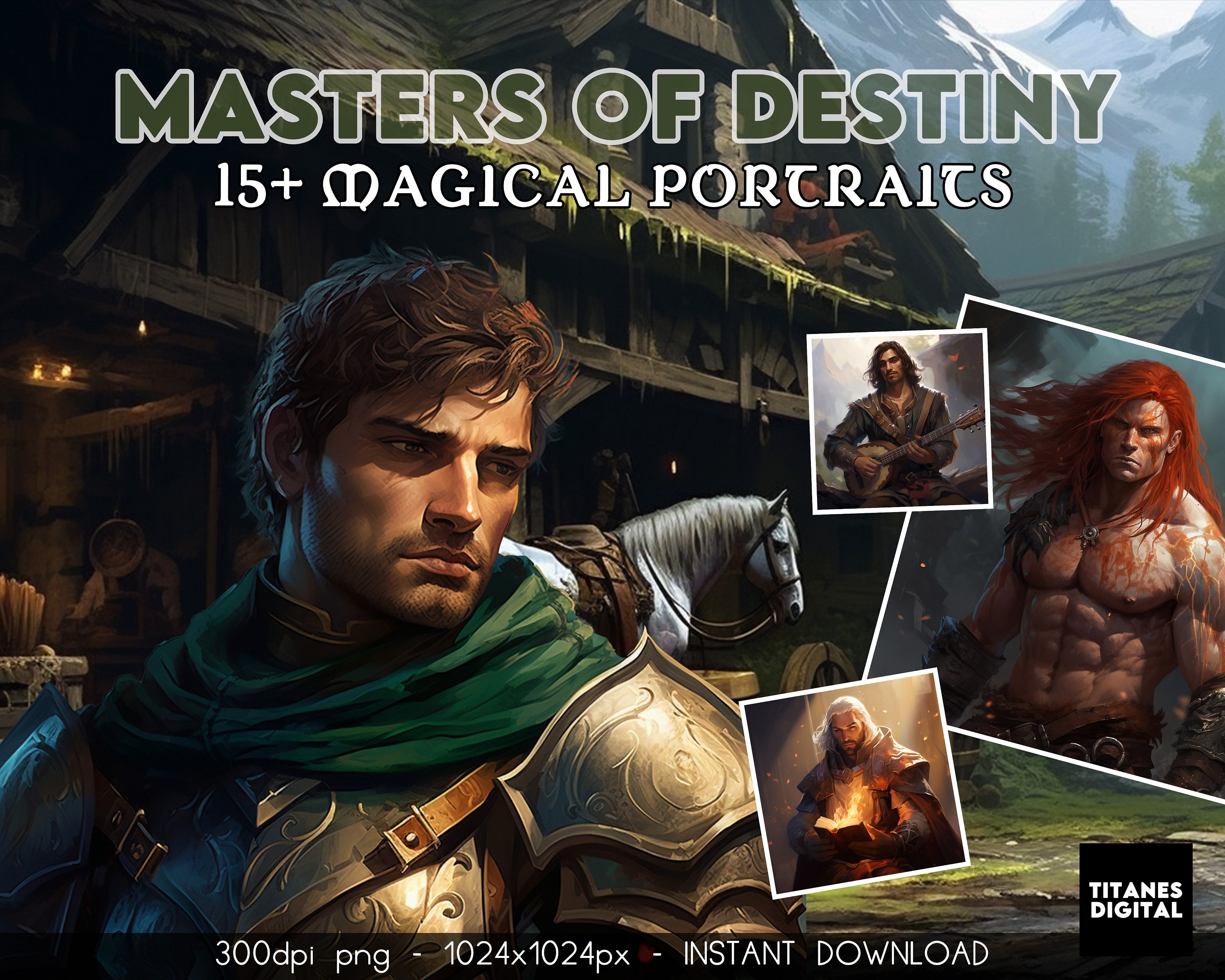 15 Male Human Character Portraits Male Human Portraits - Etsy