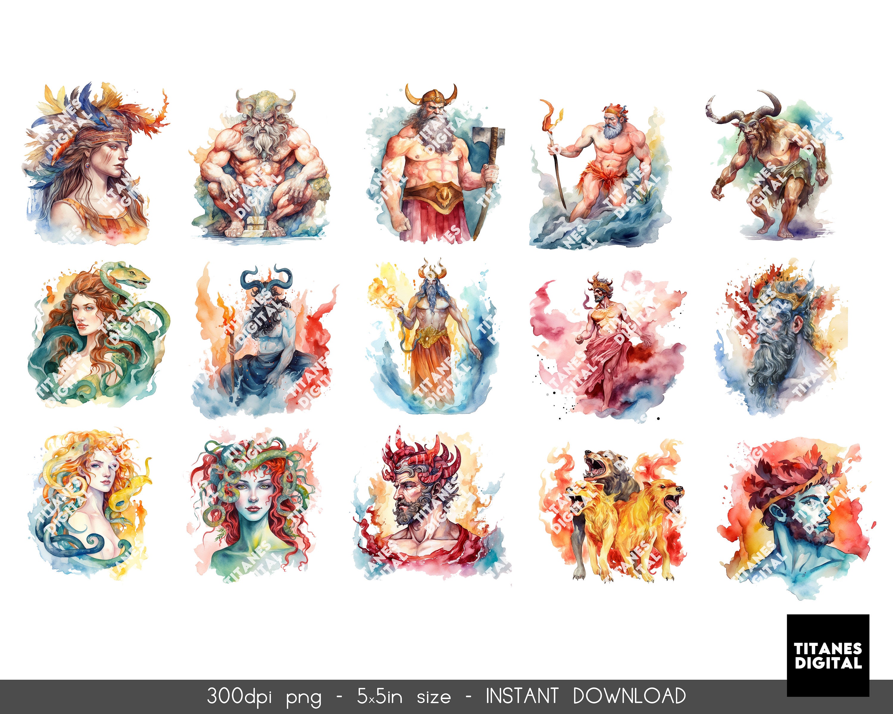 Villains of Greek Mythology Fantasy PNG Transparent - Etsy