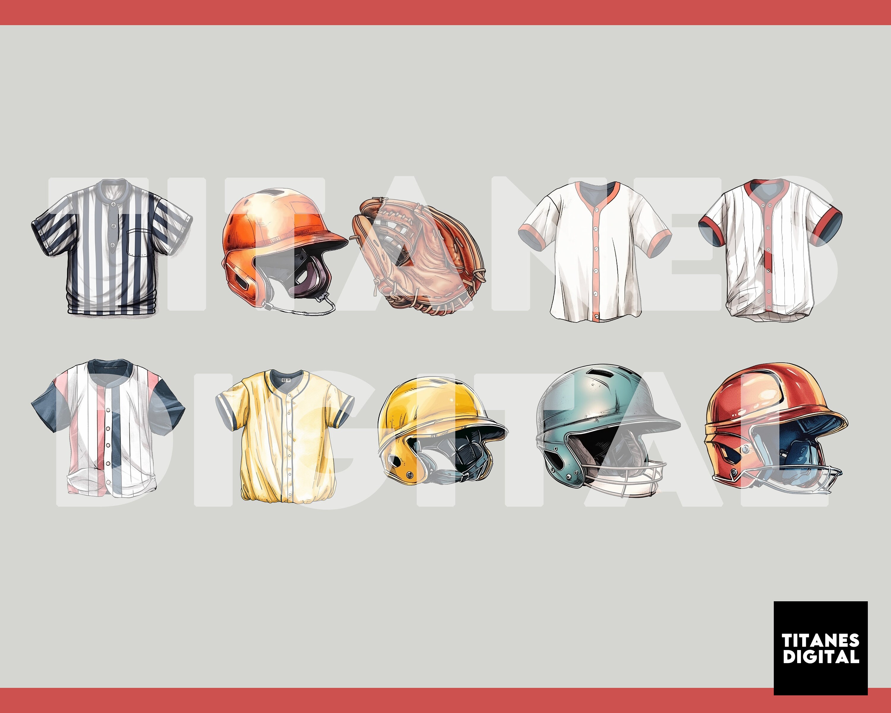 Watercolor Baseball Clipart Sports Clip Art Kids Sport Clip - Etsy