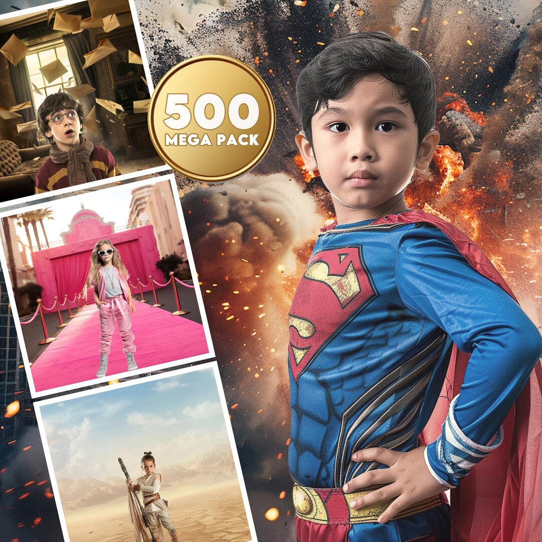 500+ Movie Wizard Superhero Digital Backdrops (digital Download) - Etsy