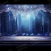 Royal Blue Digital Background, Chandelier Background, Stage Background ...
