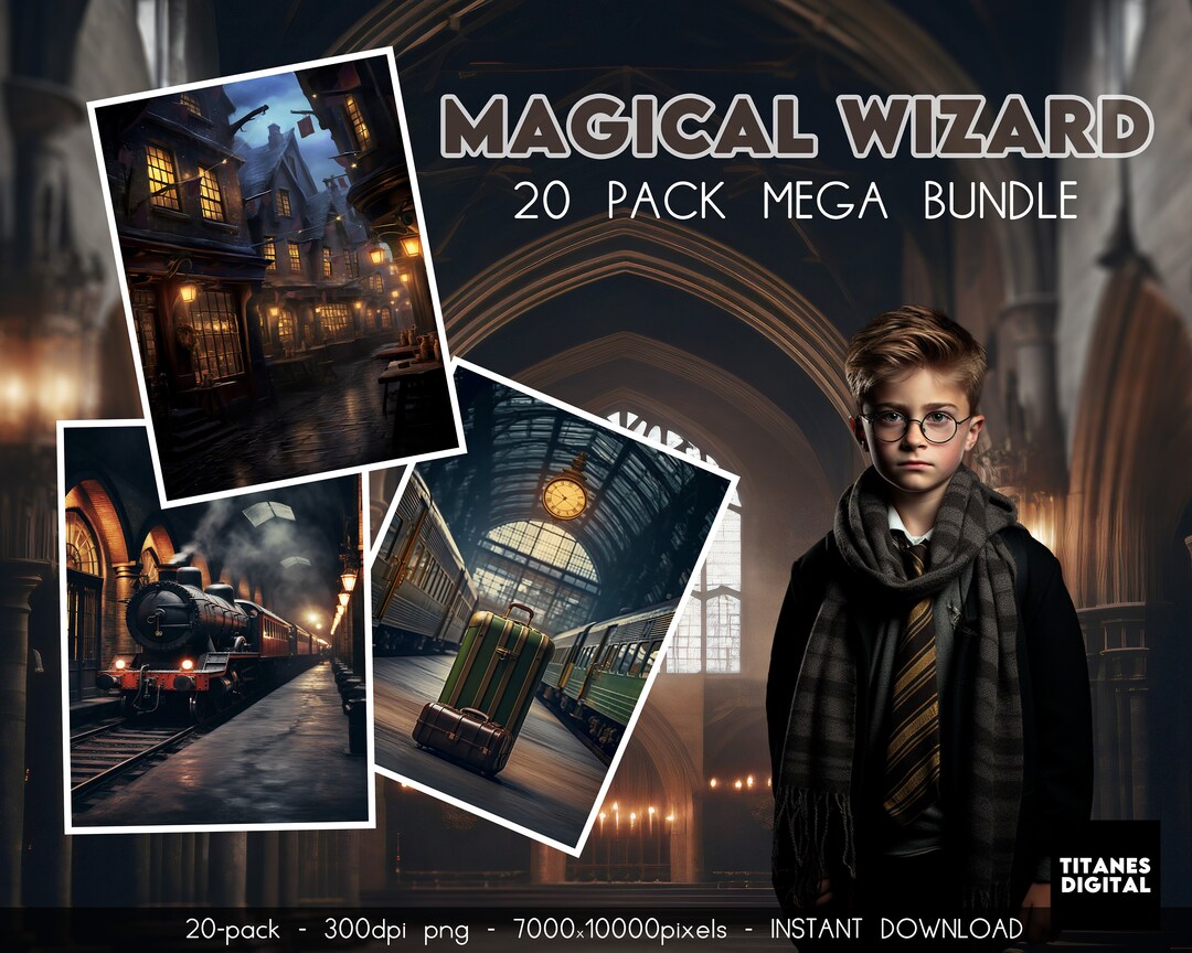 20 Wizard Backgrounds , Magical Wizard Backdrop, Wizard Magic Train ...