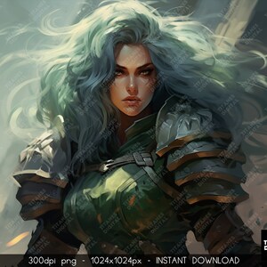 15 Female Human Character Portraits, Female Human Portraits, Dungeons ...