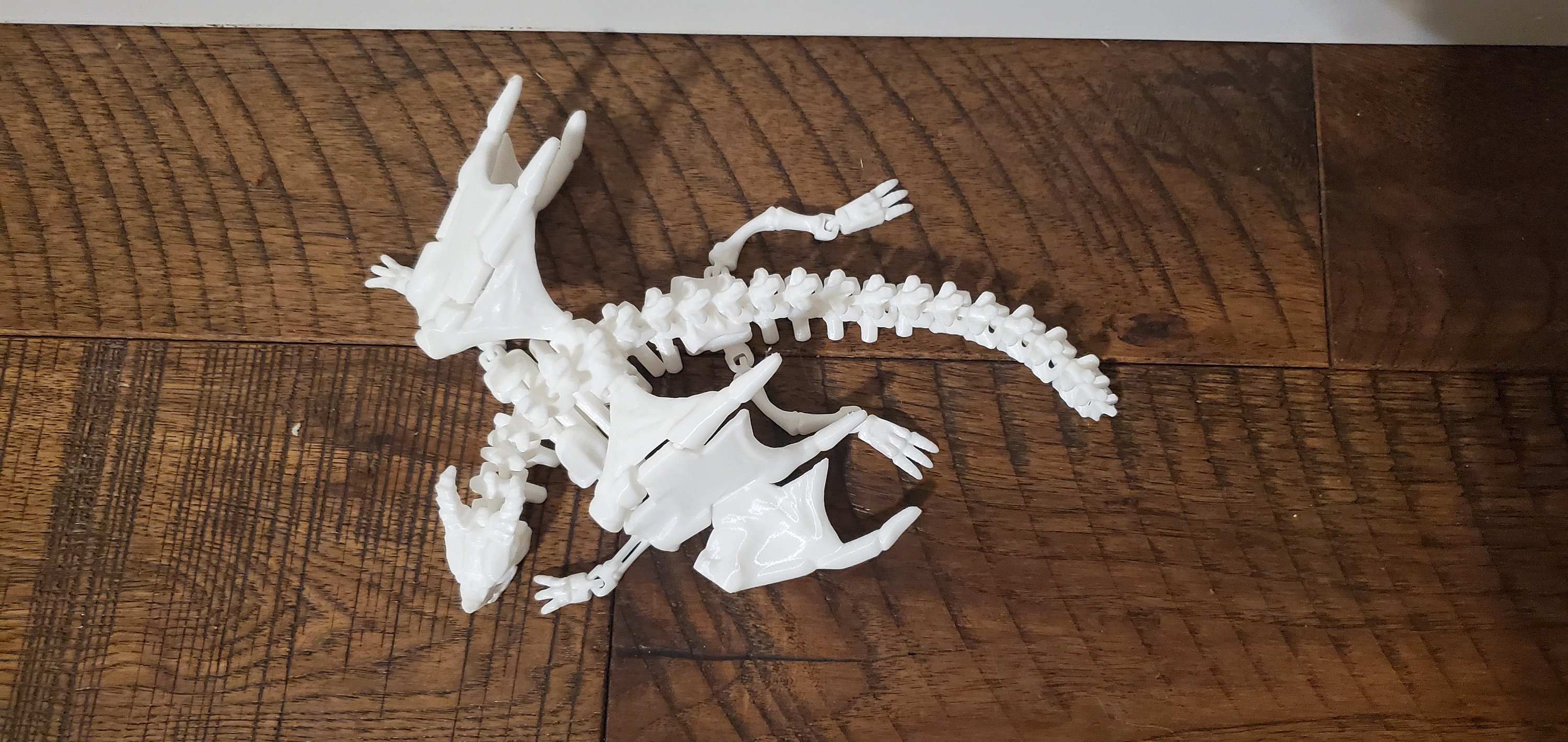Articulating 3D Printed Skeleton Dragon - Etsy