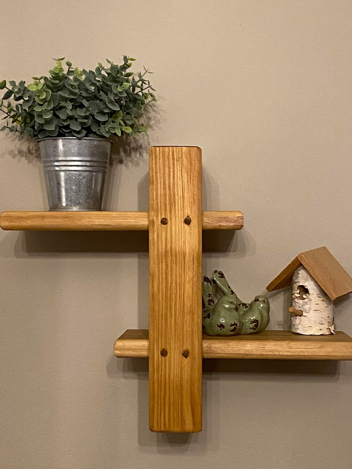 Reclaimed Wooden Shelves, Simplistic Design - Etsy