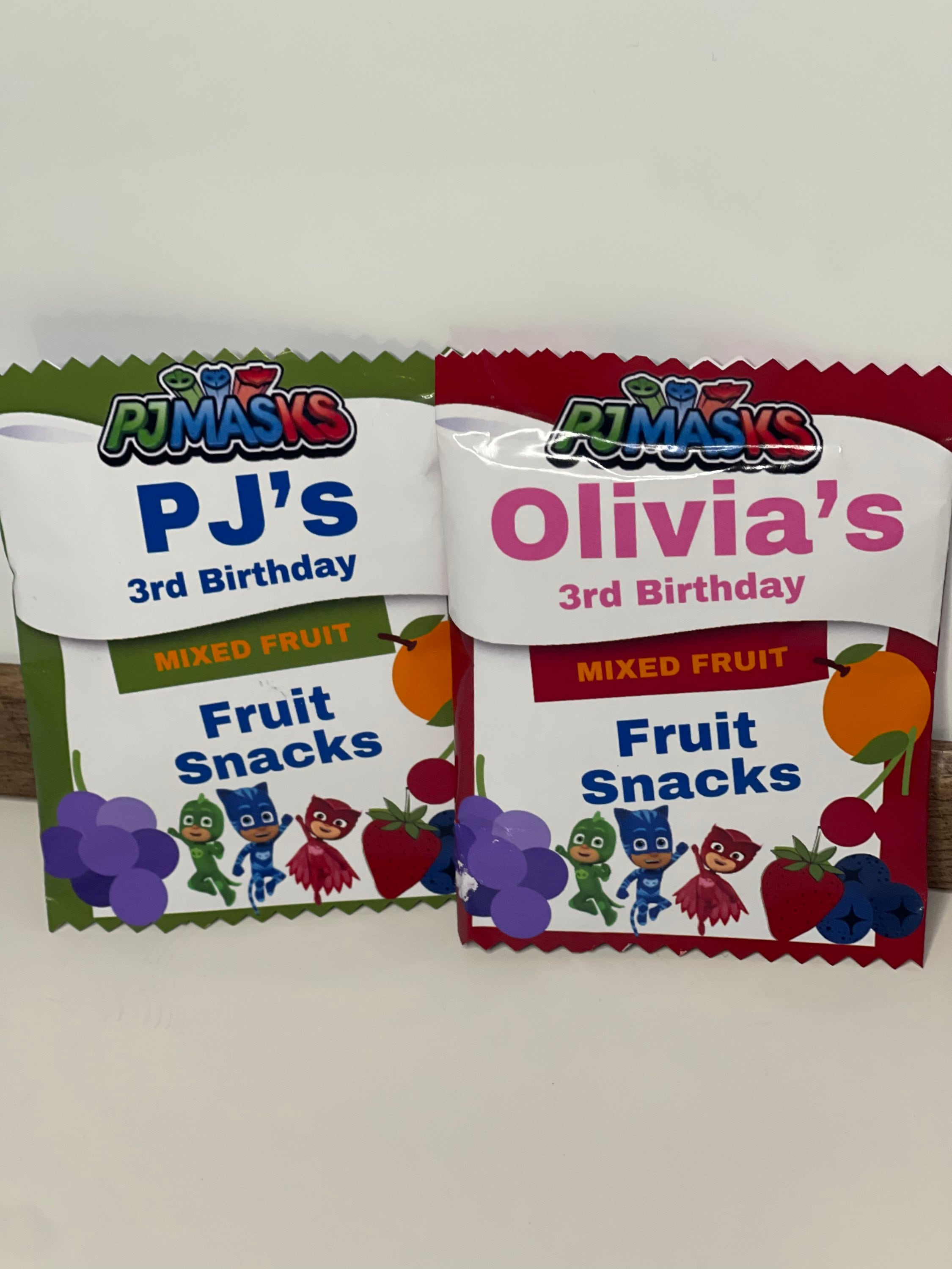 Custom Fruit Snacks - Etsy