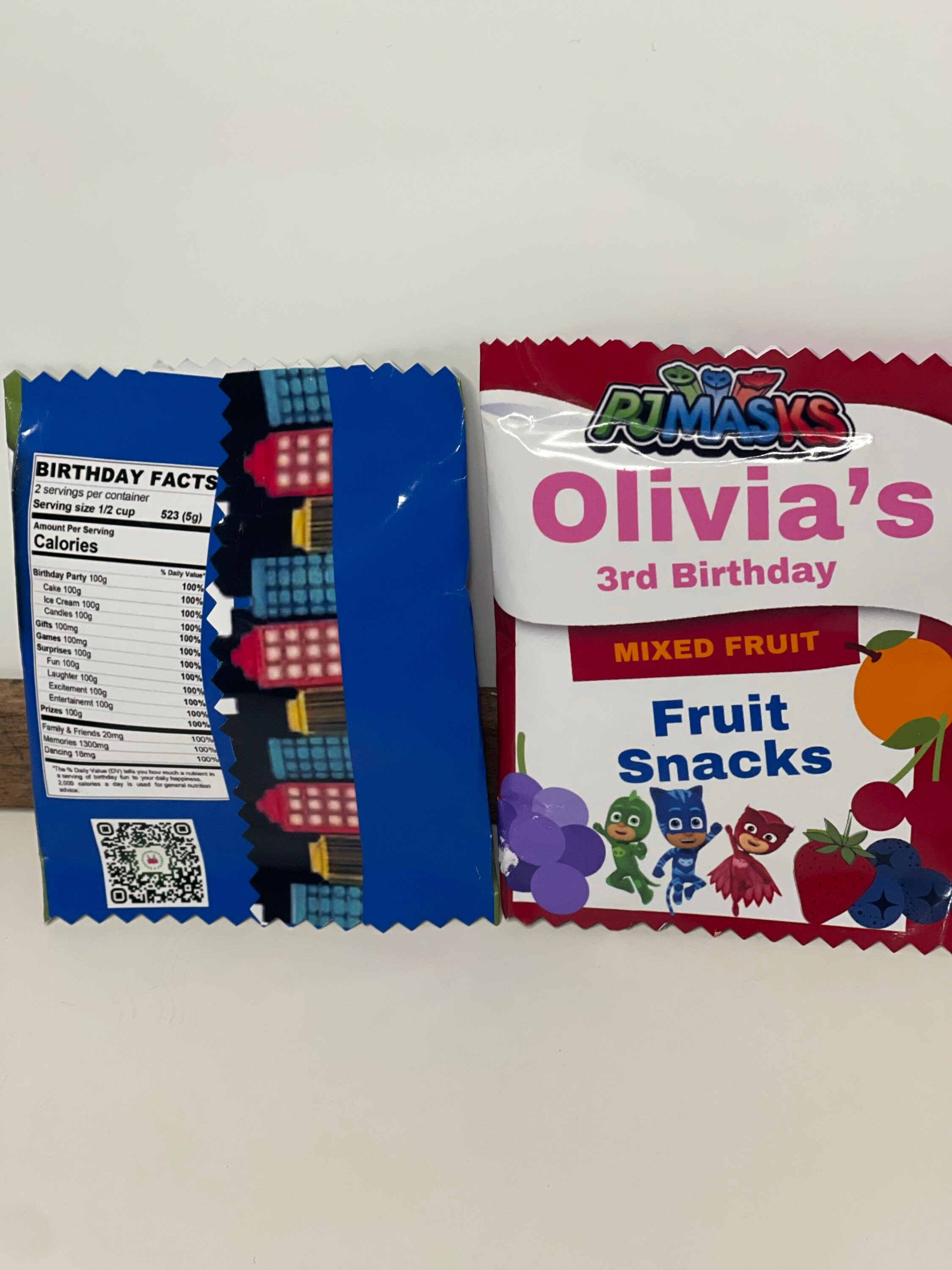 Custom Fruit Snacks - Etsy