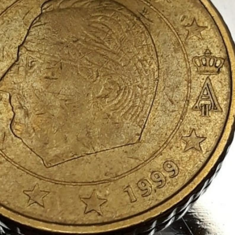 Belgian Coin of the Year 1999 of 50 Cents. - Etsy