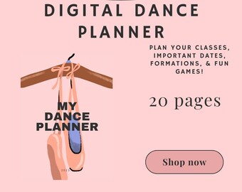 Dance Teacher Planner Bundle Choreography Planning, Dance Studio ...