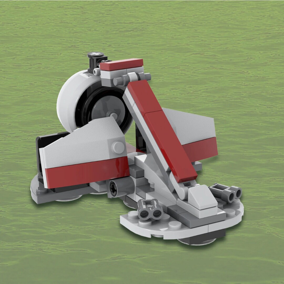 Swamp Speeder With Commander Gree and Clone Wars Clone Trooper Building ...