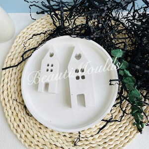 Silicone Molud 3 Size Large Round Tray Mould, DIY Cement Concrete ...