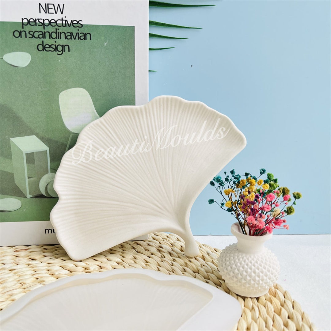 Ginkgo Leaf Shape Tray Silicone Mold Home Decorative Leaf Jewelry Tray ...