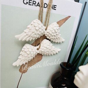 Silicone Mold Wings Angel Wings Scented Plaster Pendant Decoration ...