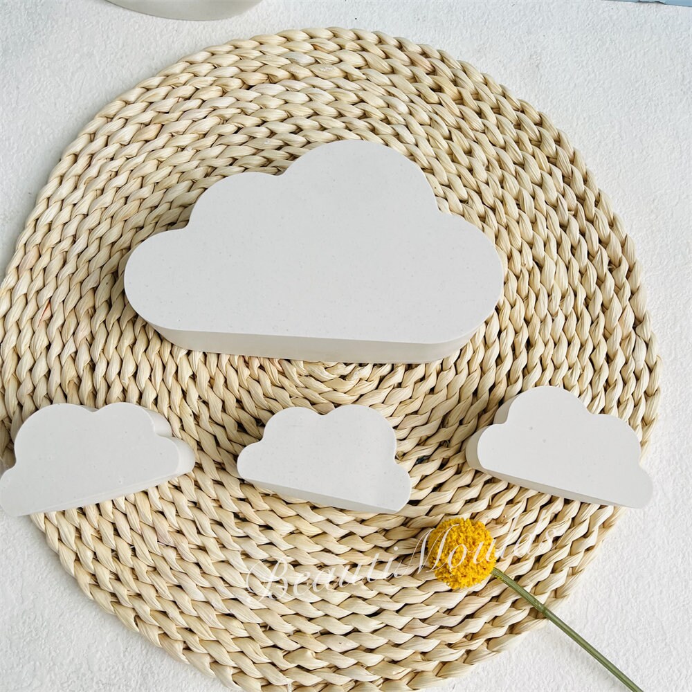 Molde de nube molde de silicona de nubes blancas moldes de - Etsy México