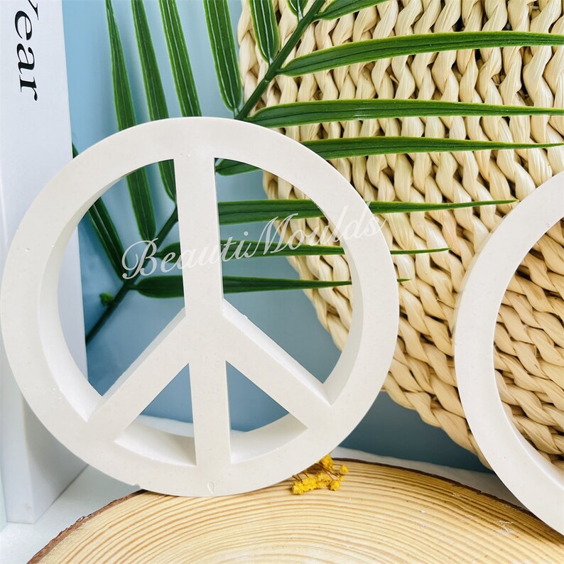 Silicone Peace LOGO Mould Peace Sign Mold Home Decoration - Etsy
