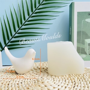 2 Size Cute Birds Mould, Little Birds Silicone Mold, Epoxy Resin Cement ...
