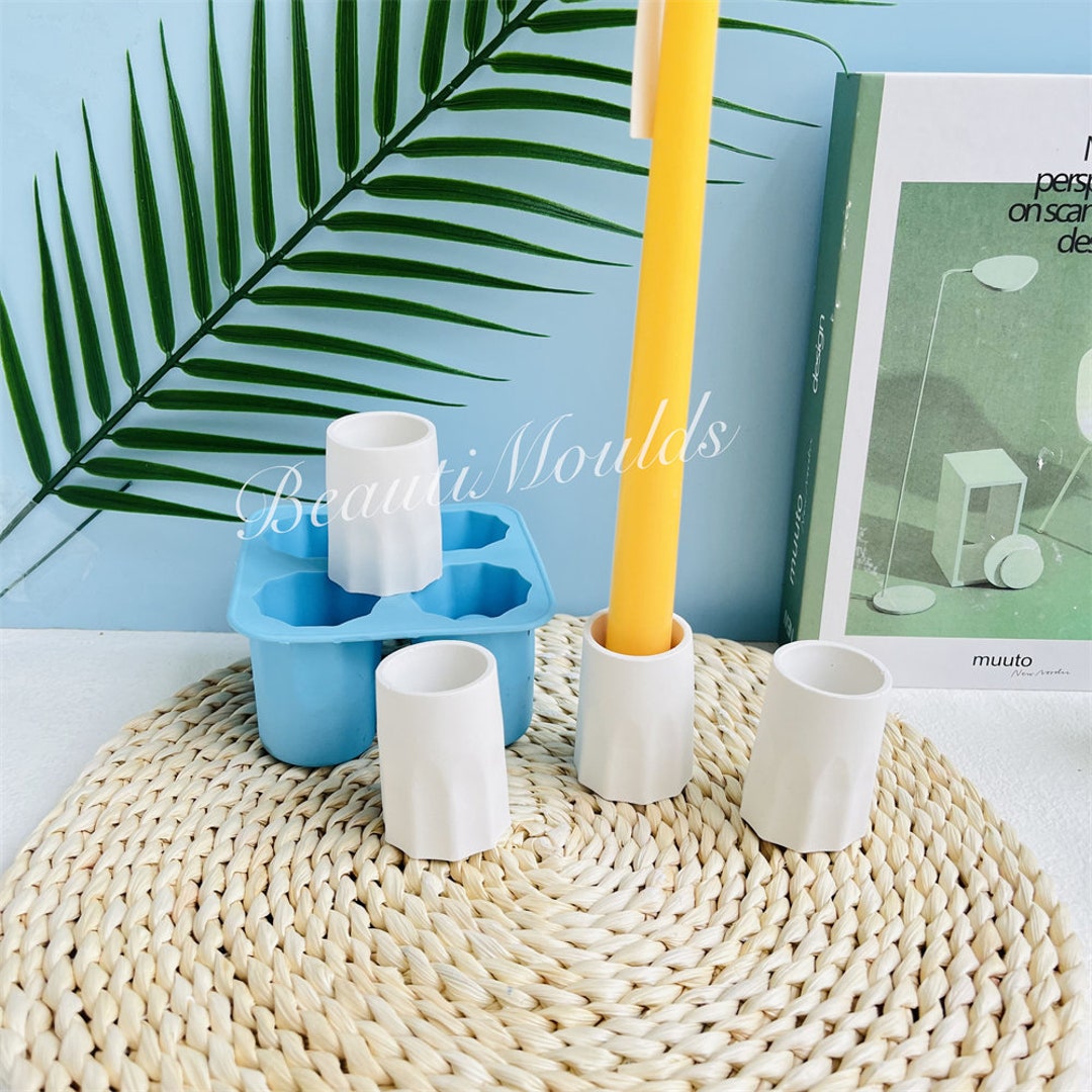 Molde de candelabro 4 en 1 molde para maceta decoración del - Etsy México