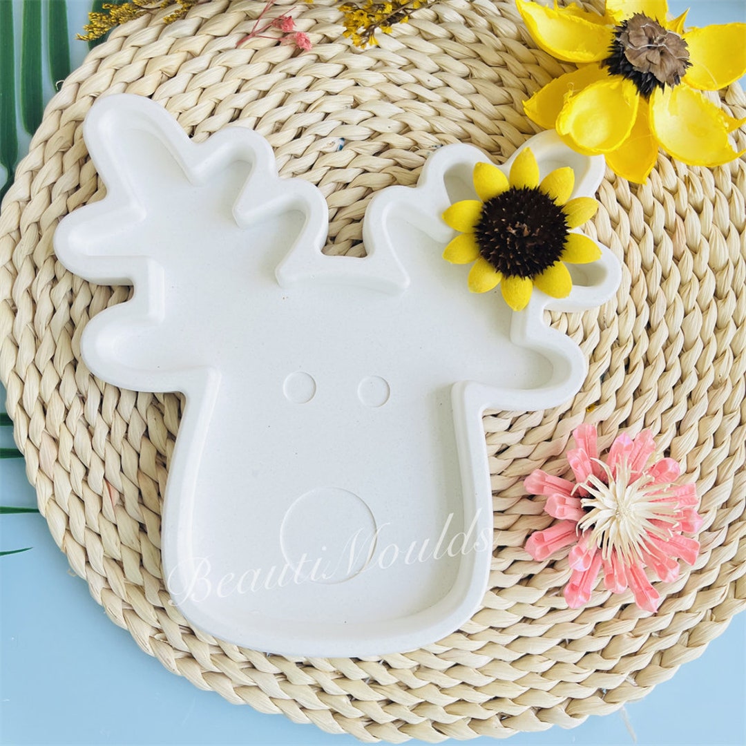 Silicone Mold Christmas Deer Tray Trinket Jewelry Tray - Etsy