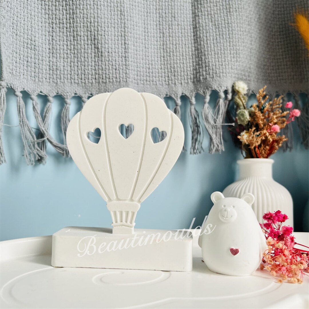 Silicone Mold , Hot Air Balloon Insert Mold , Heart Air Balloon, Balloons ,summer ,birthday Gift ...