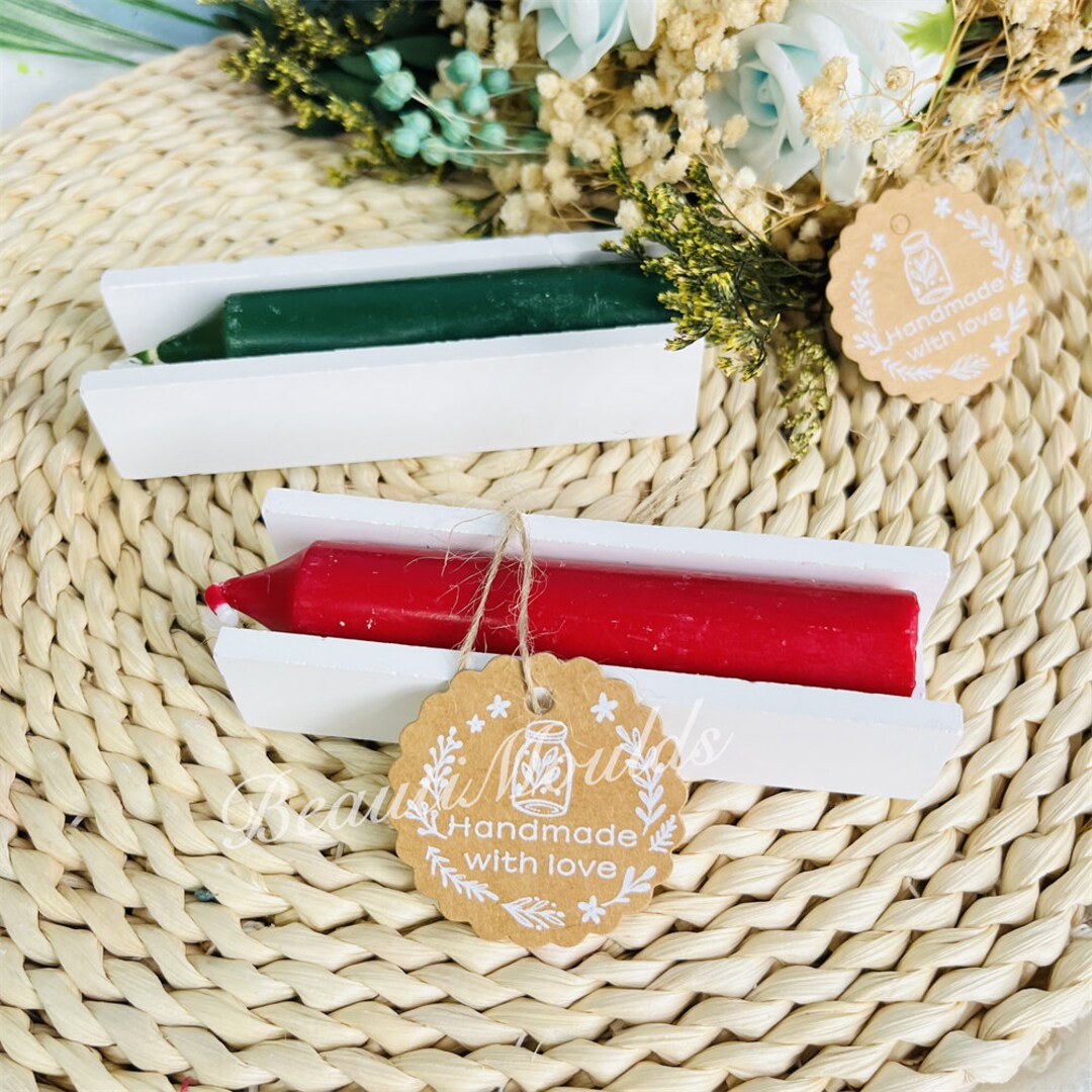 Silicone Mold Packaging Candle Gift Kit Mold , for 10cm2.2cm Stick ...