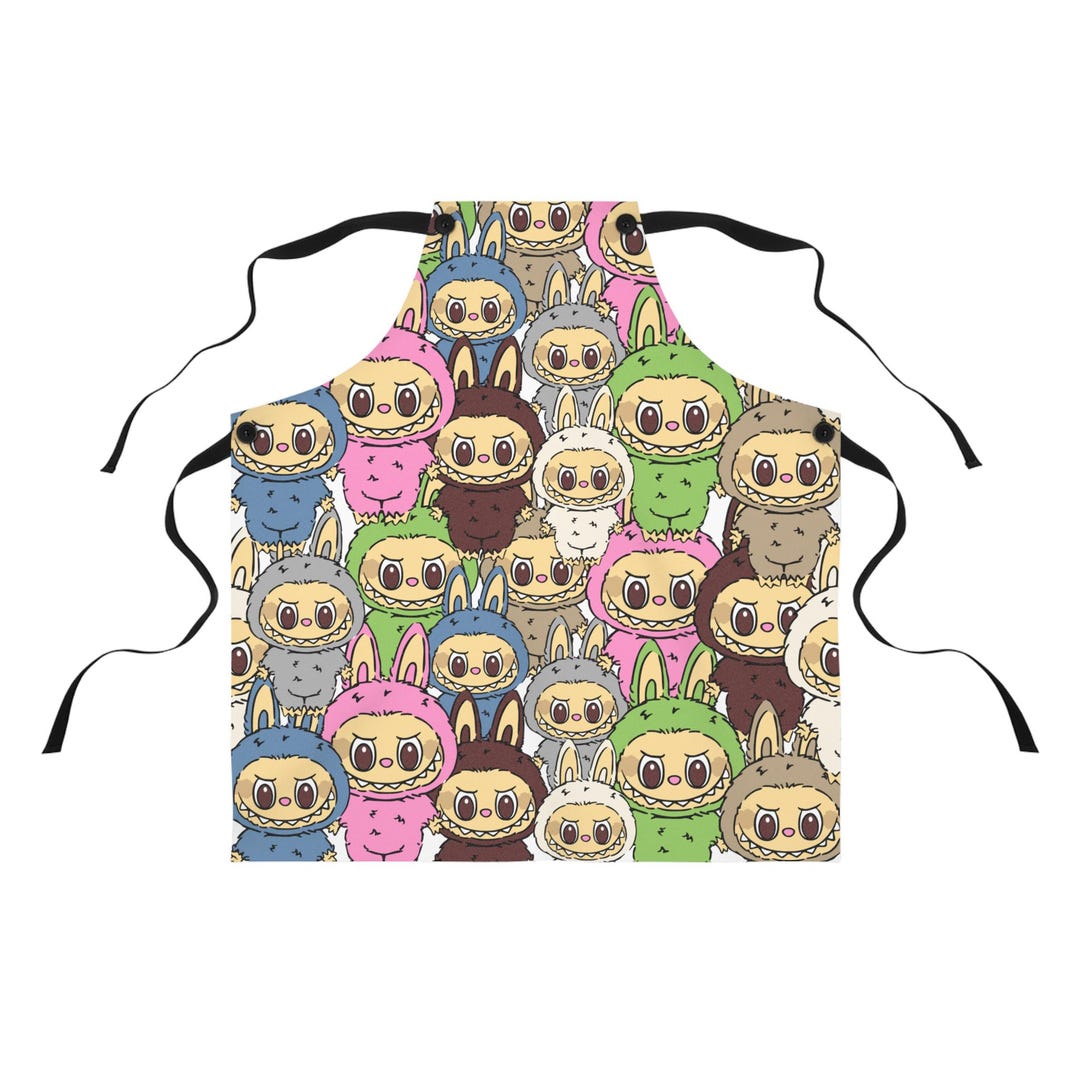 The Monsters Labubu Apron, Fun Cooking Gift, Chef Apron, Kitchen Wear ...
