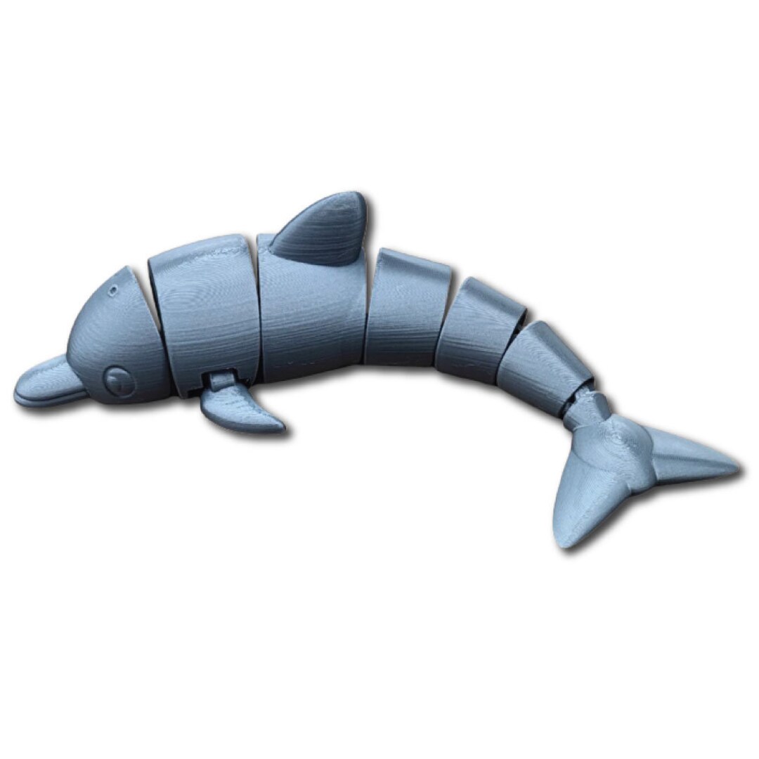 3D Printed Articulating Dolphin - Etsy